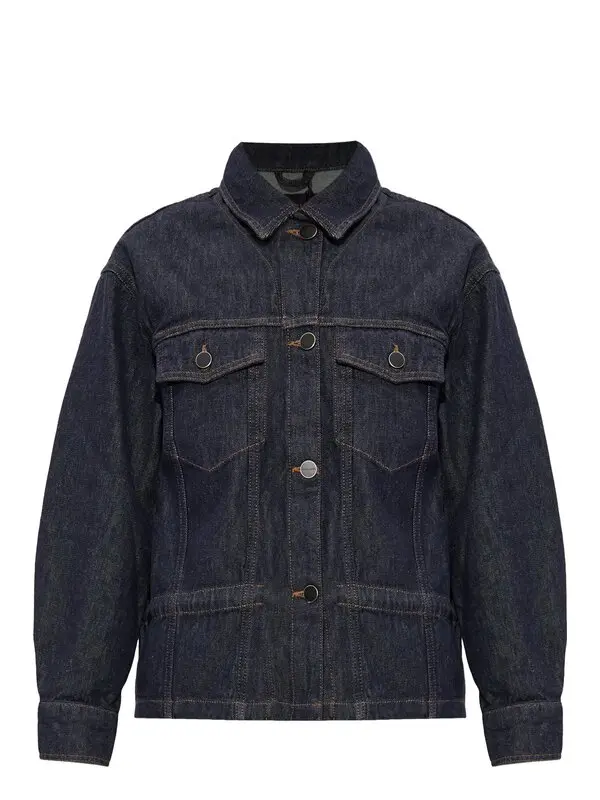 ALLSAINTS Denby Denim Jacket - Navy Blue