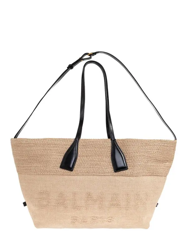 Balmain Shopper Bag - Cream