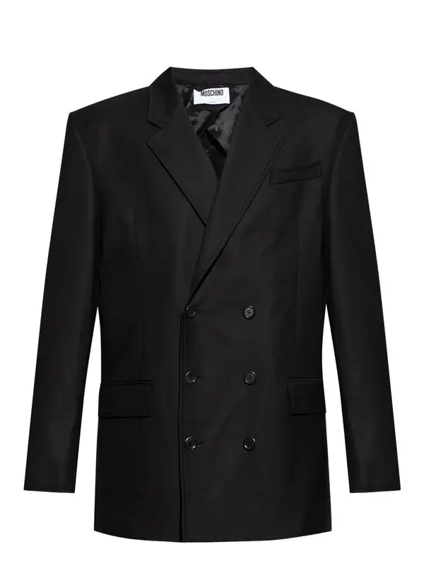 Moschino Wool Blazer - Black