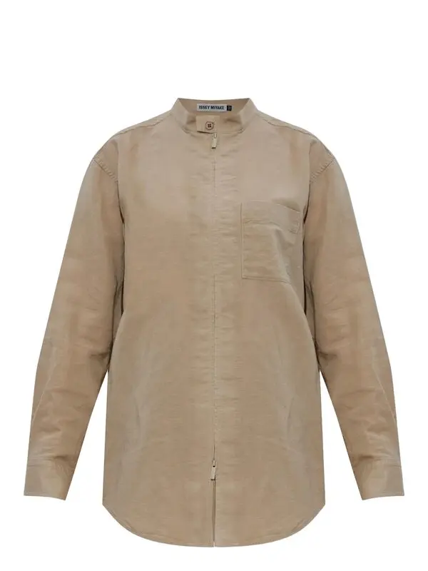 Issey Miyake Shirt With Pocket - Green