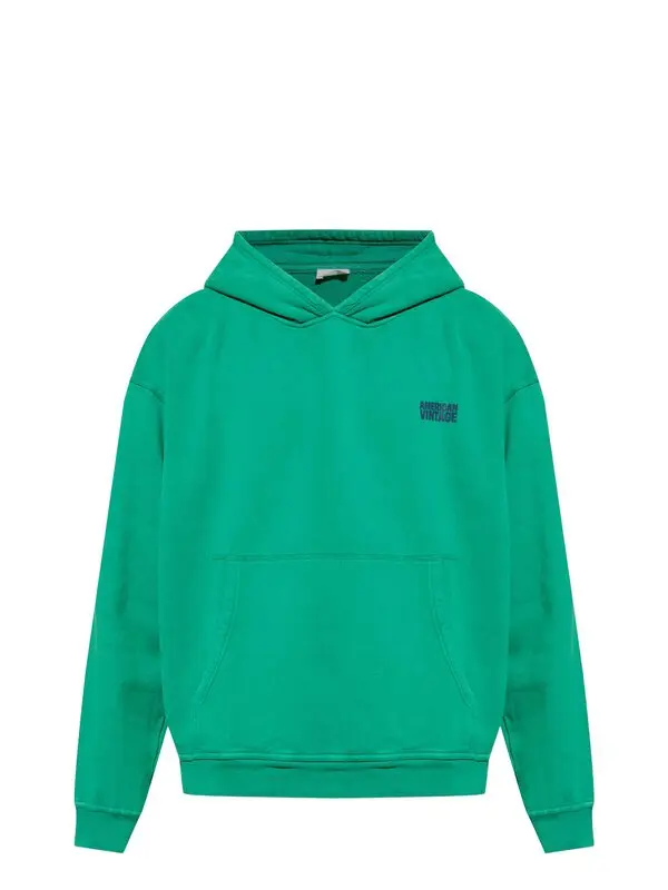 American Vintage Logo Sweatshirt - Green