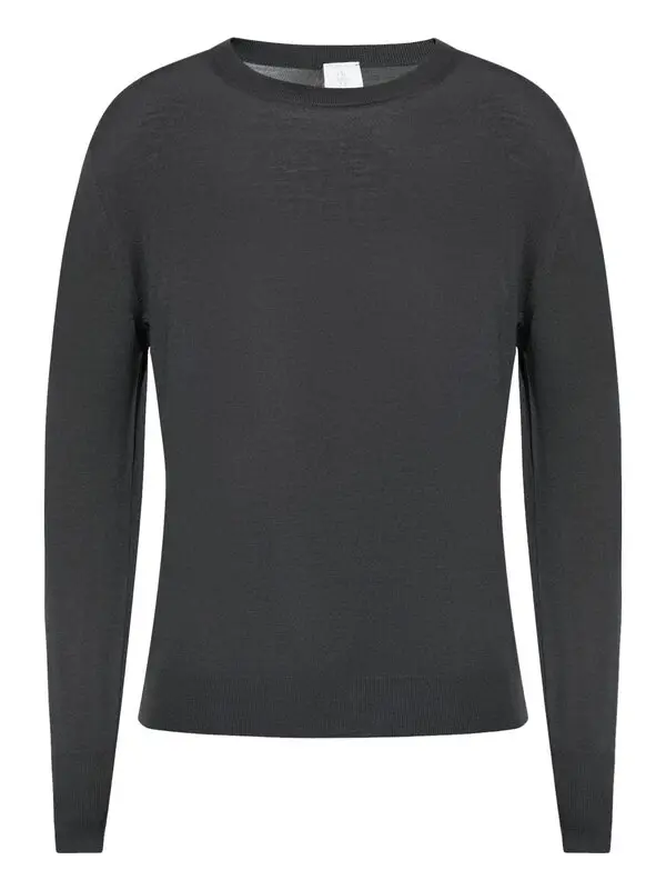 Eleventy Wool Crew Neck Sweater - Grey