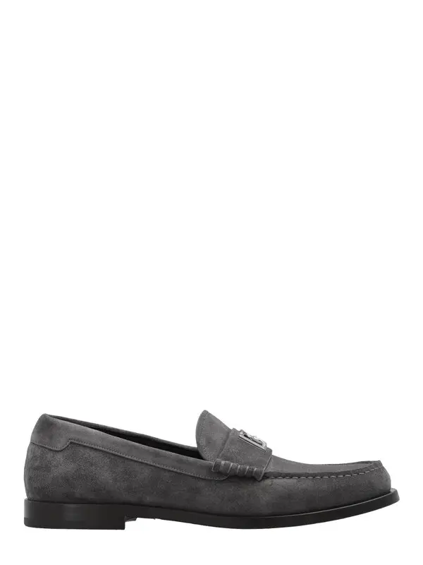 Dolce & Gabbana Suede Loafers - Grey