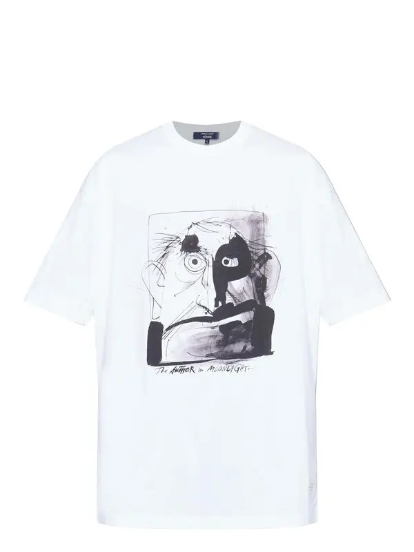 Comme Des Garçons T-shirt With Print - White