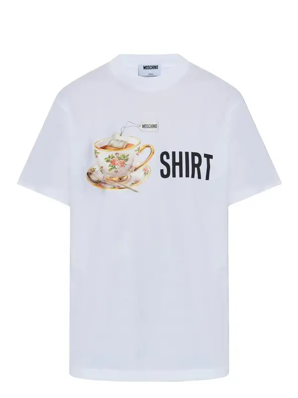 Moschino Printed T-shirt - White