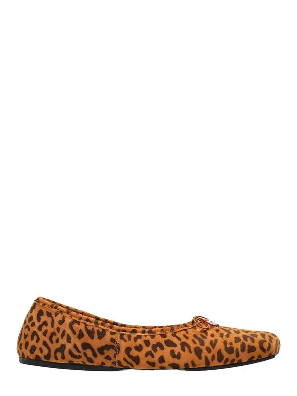 VIVIENNE WESTWOOD Animal Print Ballerinas - Brown