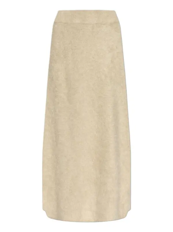 LISA YANG Cashmere Asta Skirt - Beige