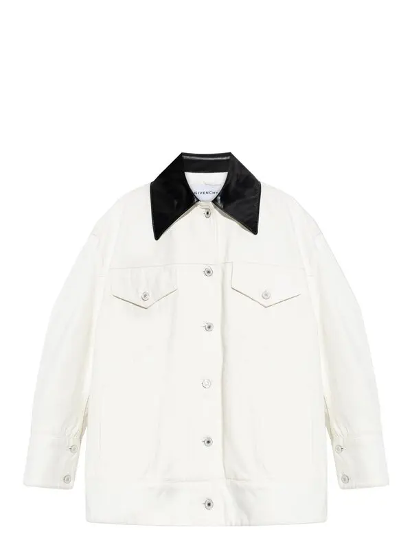 Givenchy Insulated Denim Jacket - White