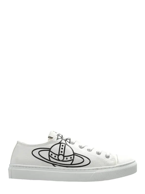 VIVIENNE WESTWOOD Plimsoll Low Top Sneakers - White