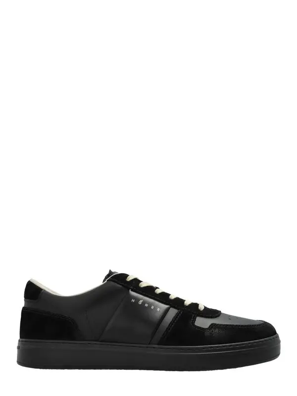 Hogan Leather Sneakers - Black