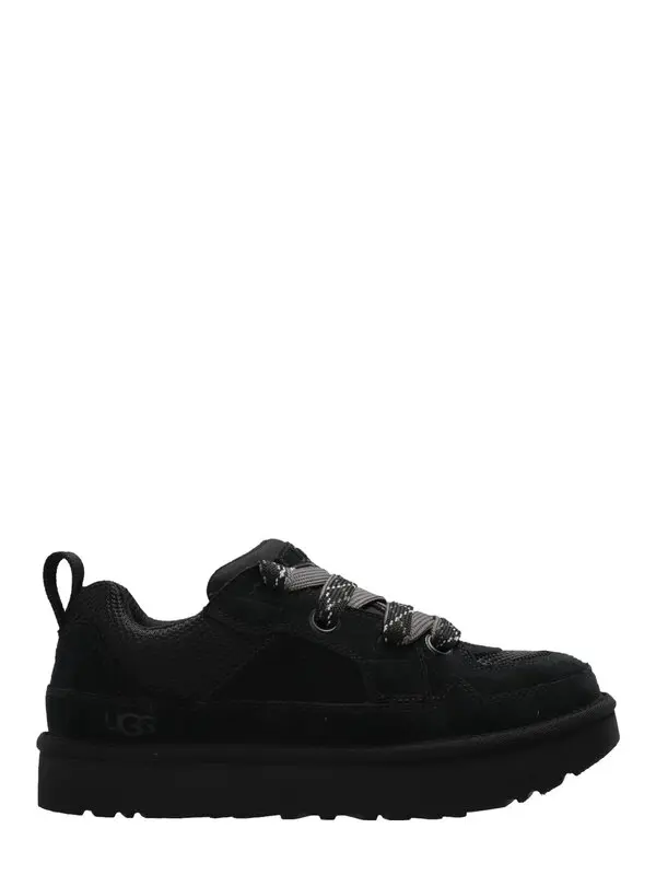 UGG Lowmel Suede And Mesh Sneakers - Black