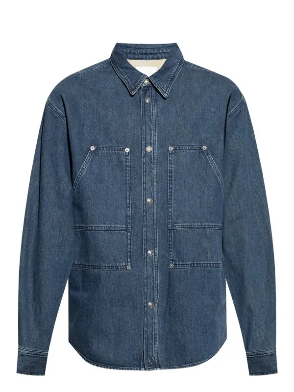 MARANT Denim Shirt Owenn - Navy Blue