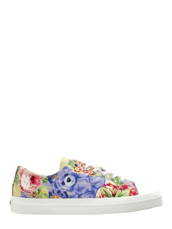 Moschino Floral Patterned Low-top Sneakers - Multicolour