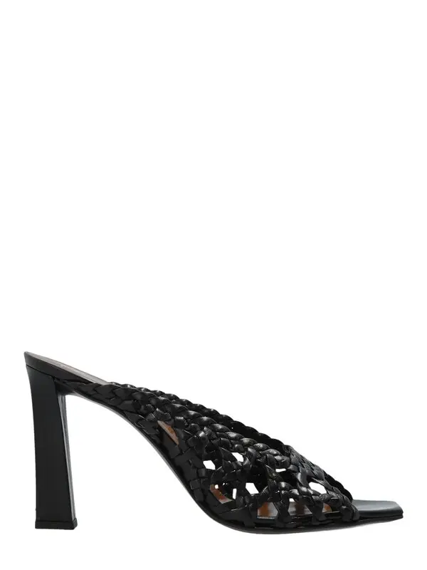 GIUSEPPE ZANOTTI Mya Heeled Mules - Black