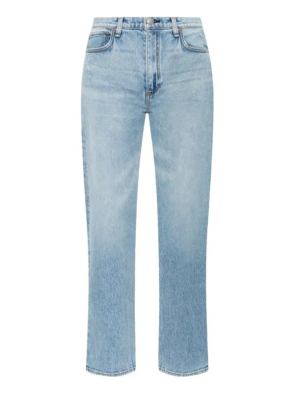 Rag & Bone Harlow Straight Leg Jeans - Blue