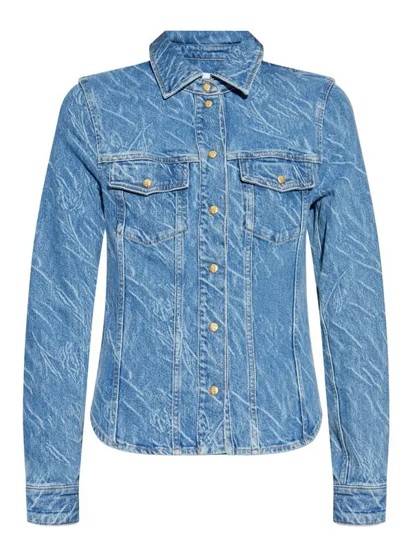 GANNI Denim Shirt - Blue