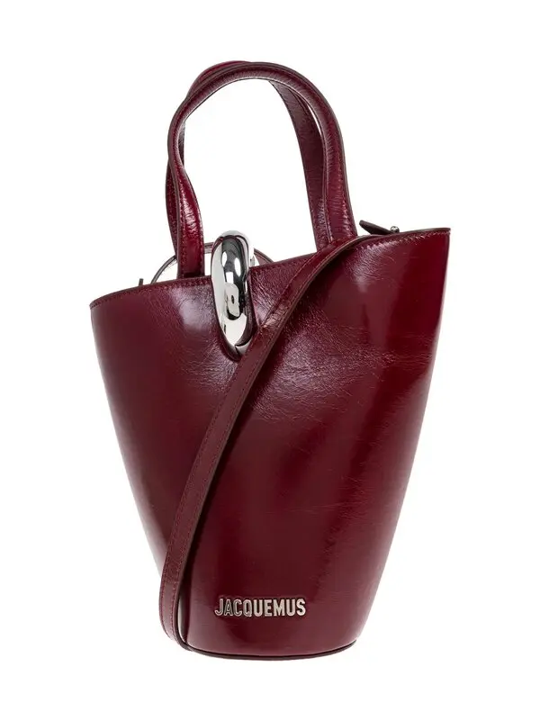 Jacquemus Le Petit Bambola Shoulder Bag - Burgundy