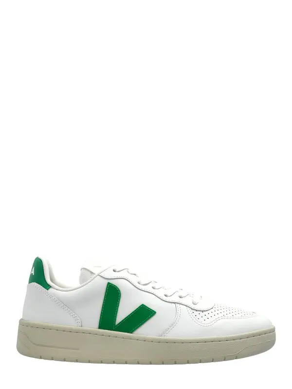 VEJA V-10 Prime Leather Sneakers - White