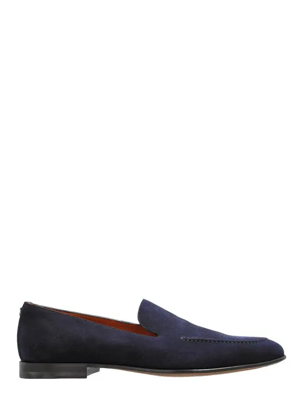 Dolce & Gabbana Split Suede Loafers - Navy Blue