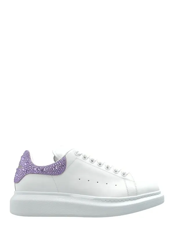 Alexander McQueen Logo-branded Leather Sneakers - White