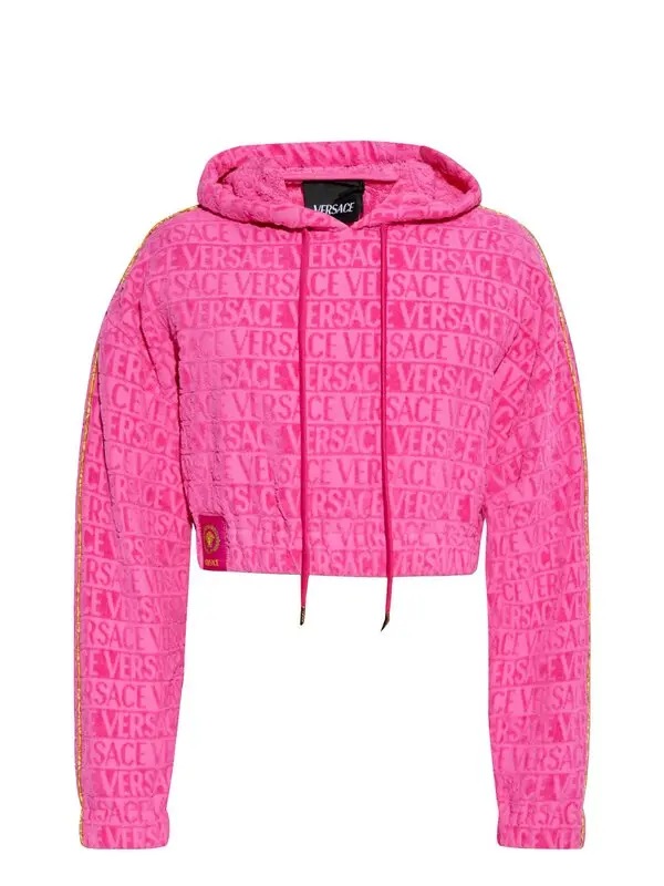 Versace Monogrammed Hoodie - Pink