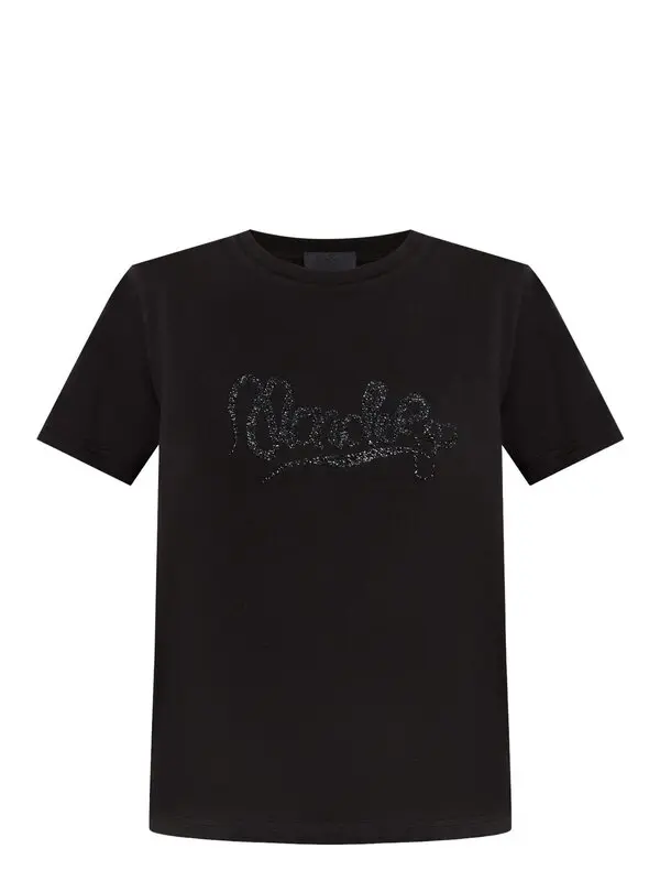 Moncler Logo T-shirt - Black