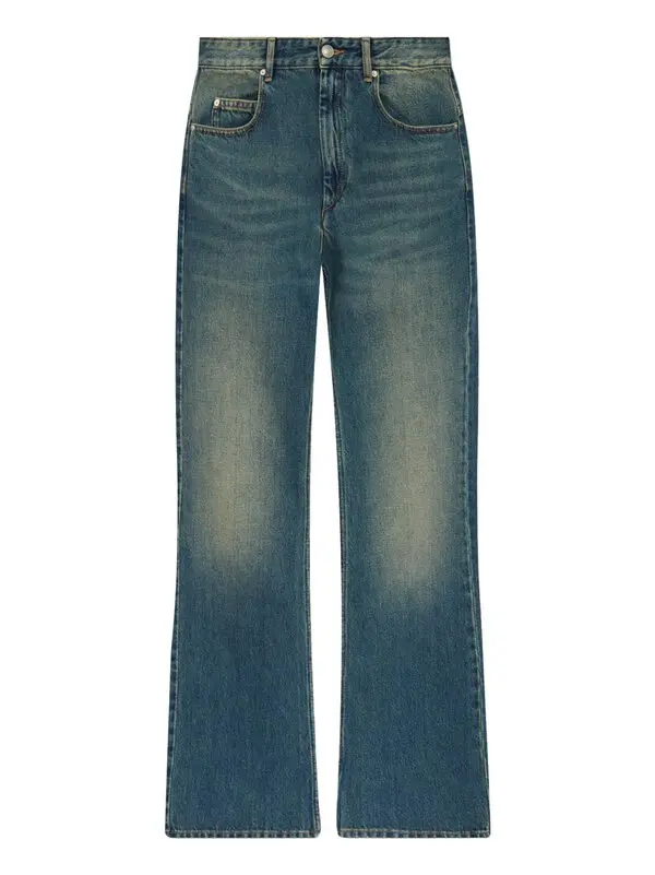 Isabel Marant Belvira Straight Leg Jeans - Blue