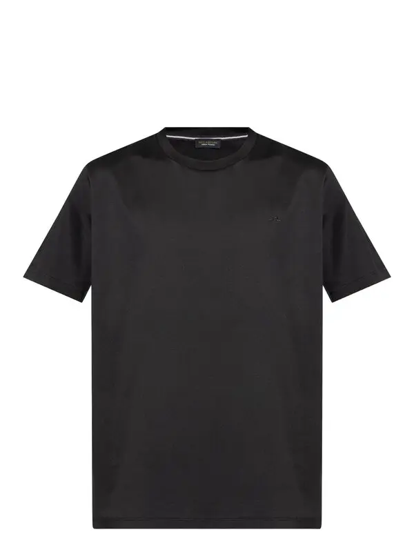 Paul & Shark T-shirt With Embroidered Logo - Black