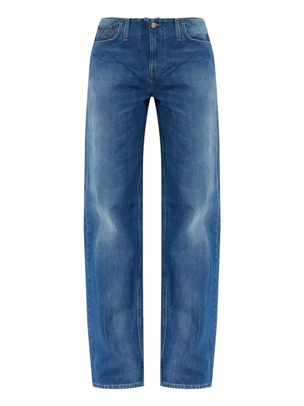 Acne Studios Jeans With Logo Patch - Blue