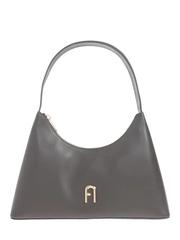 Furla Diamante Small Shoulder Bag - Grey