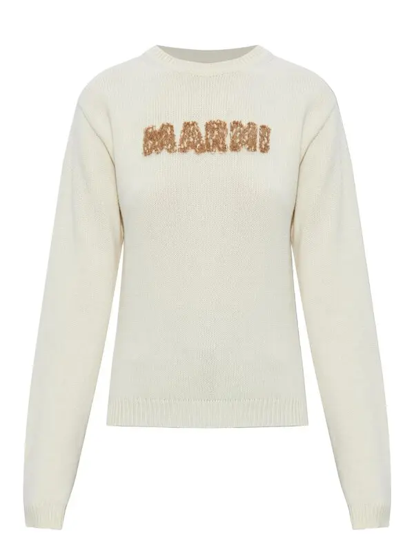 Marni Wool Sweater - Cream