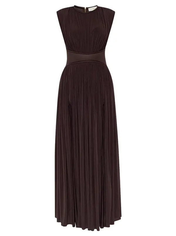 Zimmermann Draped Dress - Brown