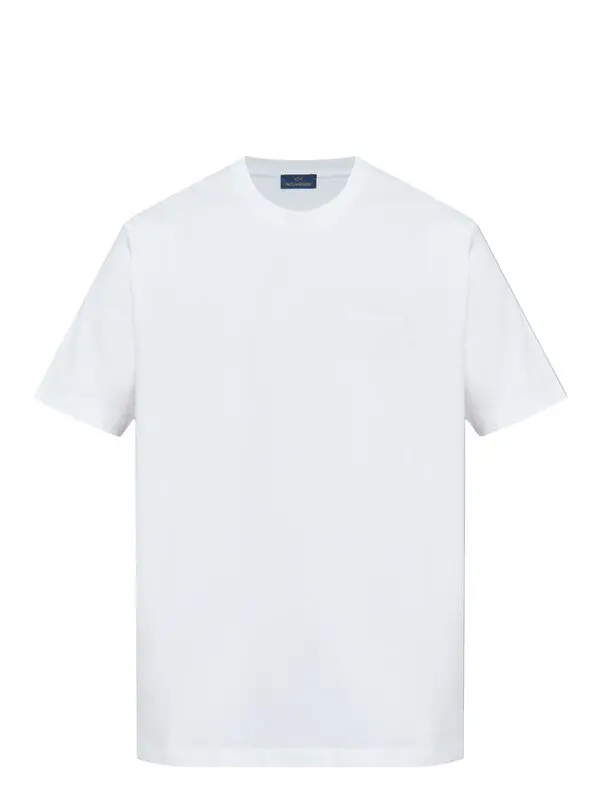 Paul & Shark T-shirt With Embroidered Logo - White