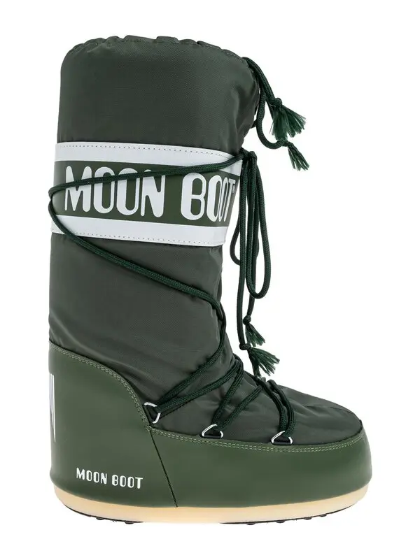 Moon Boot Icon Nylon Snow Boots - Green