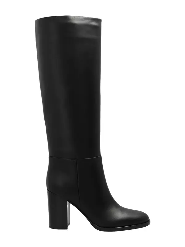 GIANVITO ROSSI Santiago Leather Boots - Black