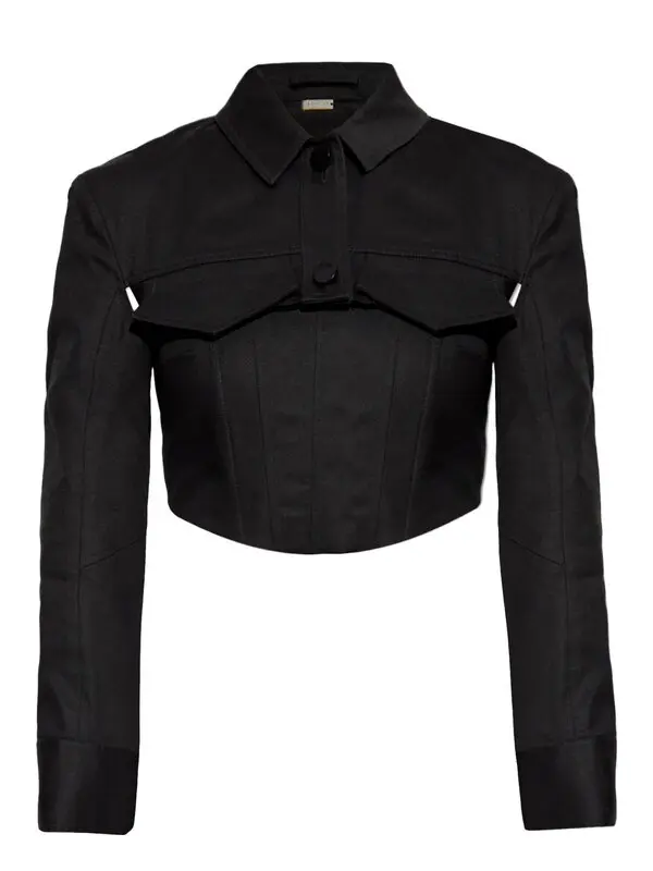 Cult Gaia Issa Short Jacket - Black
