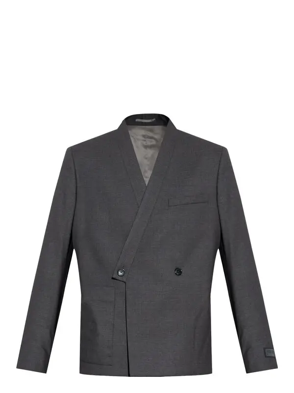Kenzo Double-breasted Blazer - Grey