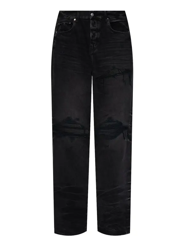 Amiri Logo Jeans - Black