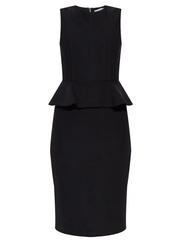 Max Mara Cosmos" Midi Dress - Black