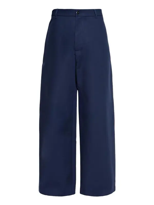 Acne Studios Logo Trousers - Navy Blue