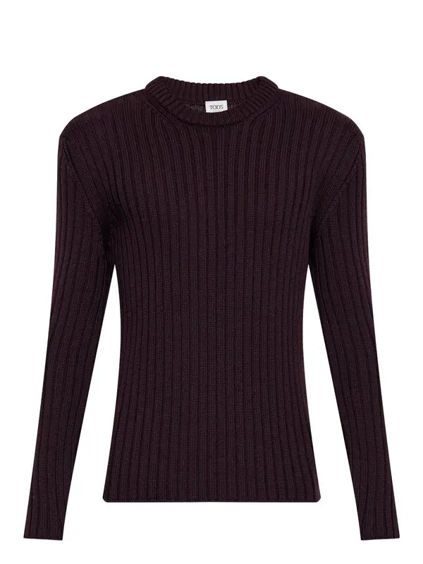 TOD’S Merino Wool Sweater - Purple