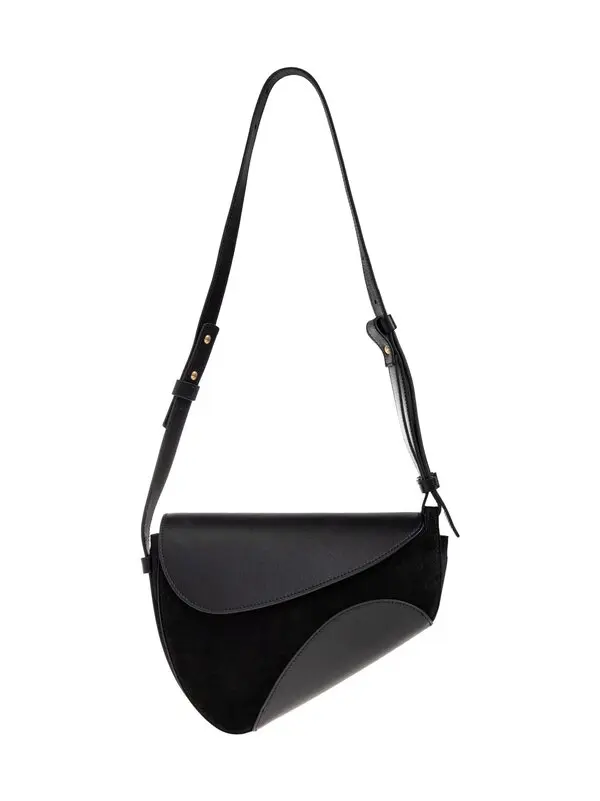 NEOUS Berenices Saddle Shoulder Bag - Black