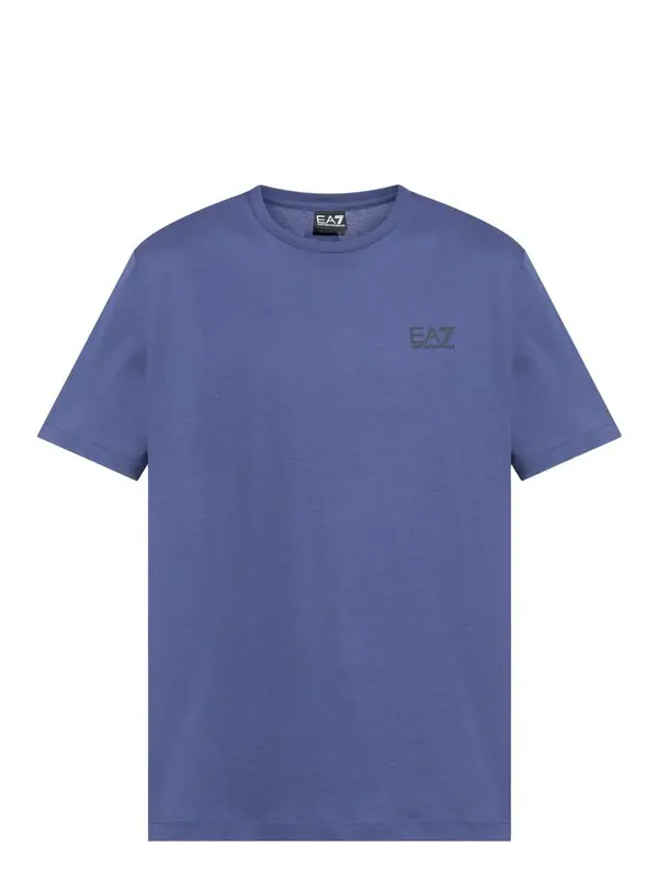 Emporio Armani T-shirt With Printed Logo - Blue