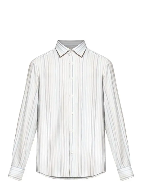 Paul & Shark Shirt With Stripe Pattern - Cream