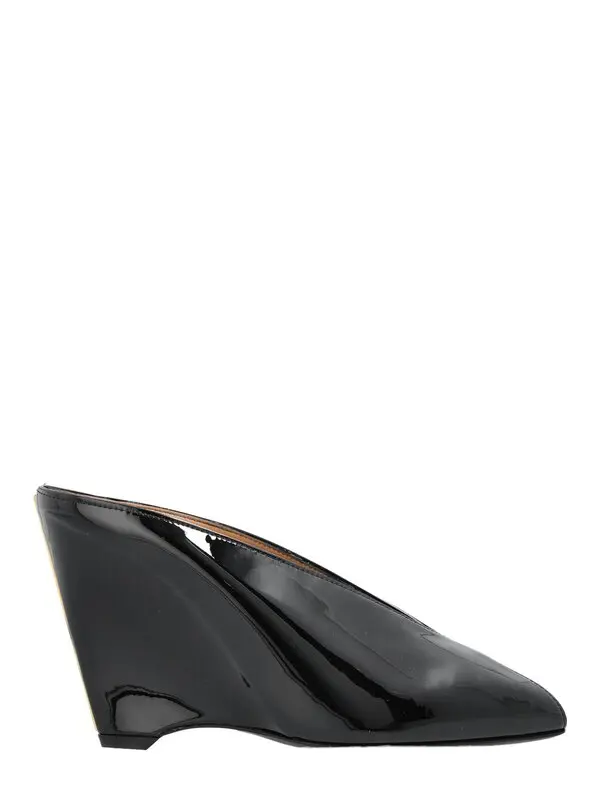 FERRAGAMO Alicia Wedge Mules - Black