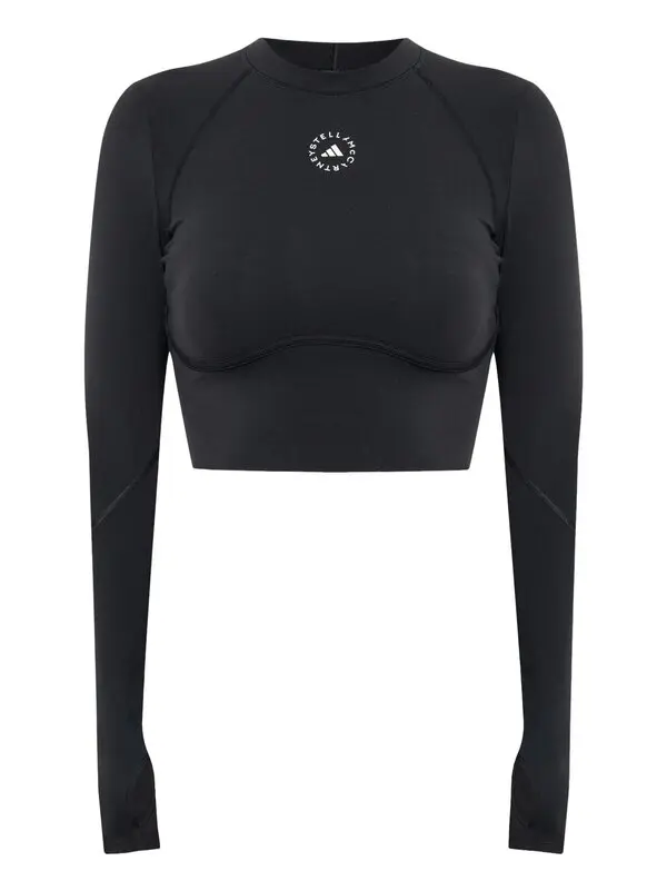 Adidas By Stella McCartney Long Sleeve Top - Black