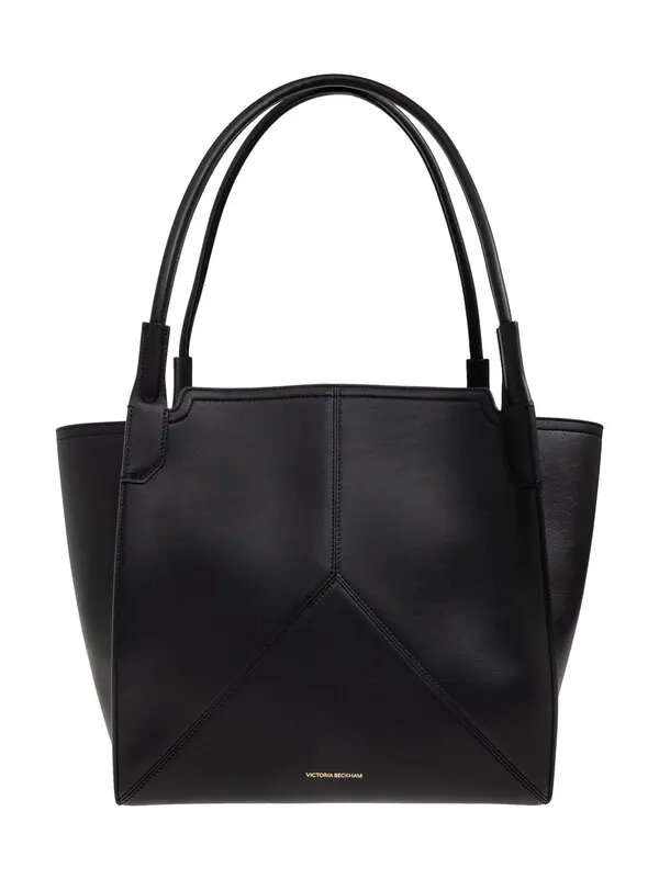 Victoria Beckham Leather Shopper Bag - Black