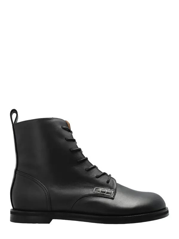 JW Anderson Leather Ankle Boots - Black
