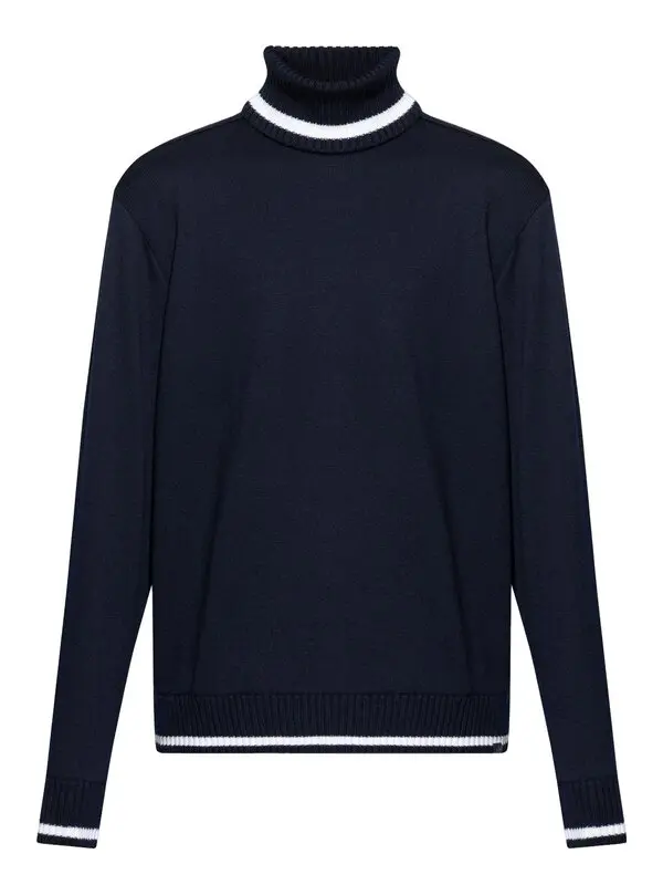 Paul & Shark Wool Turtleneck - Navy Blue