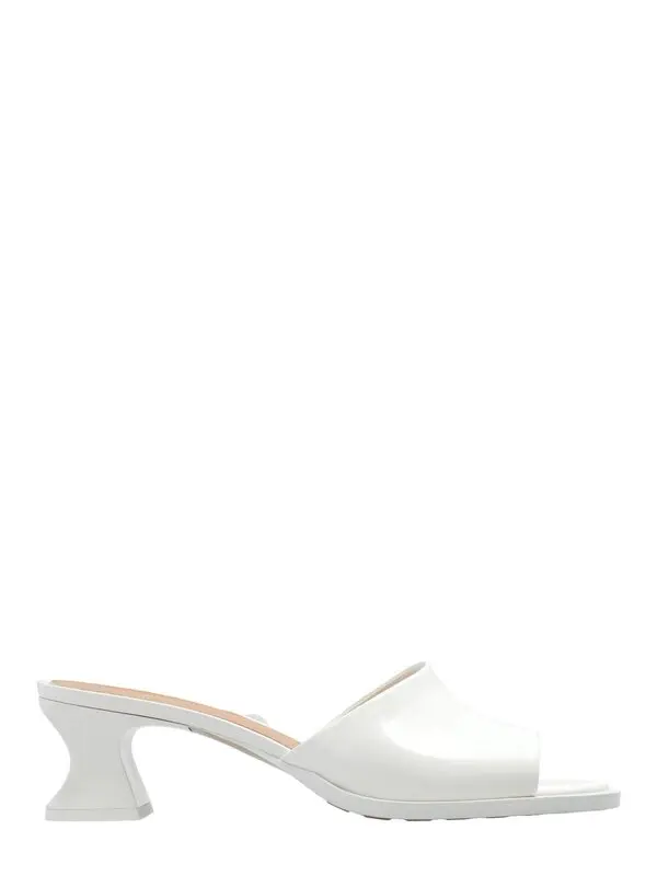 Bottega Veneta Cha-cha’ Heeled Mules - White